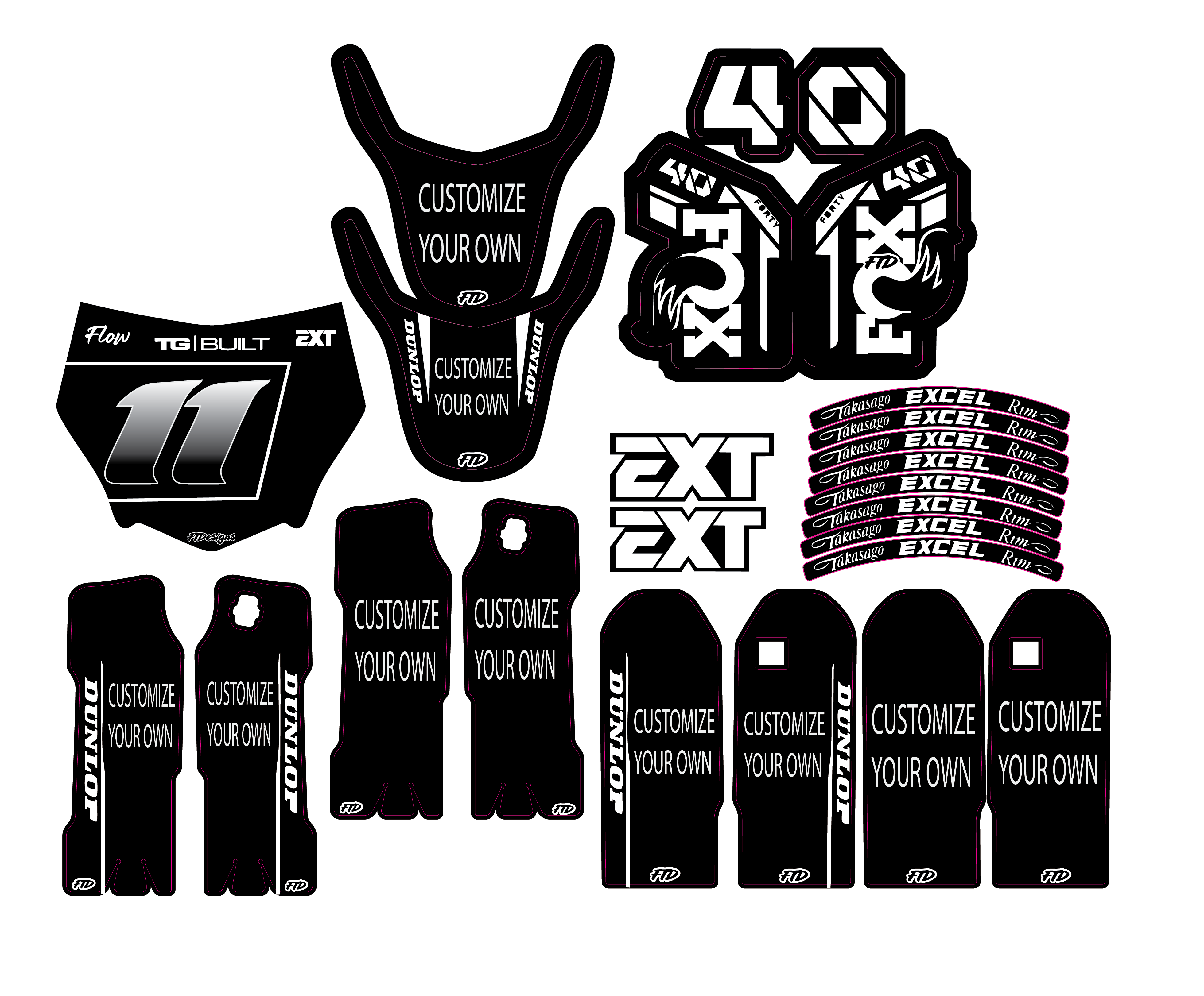 All Decals – Full Throttle Designs